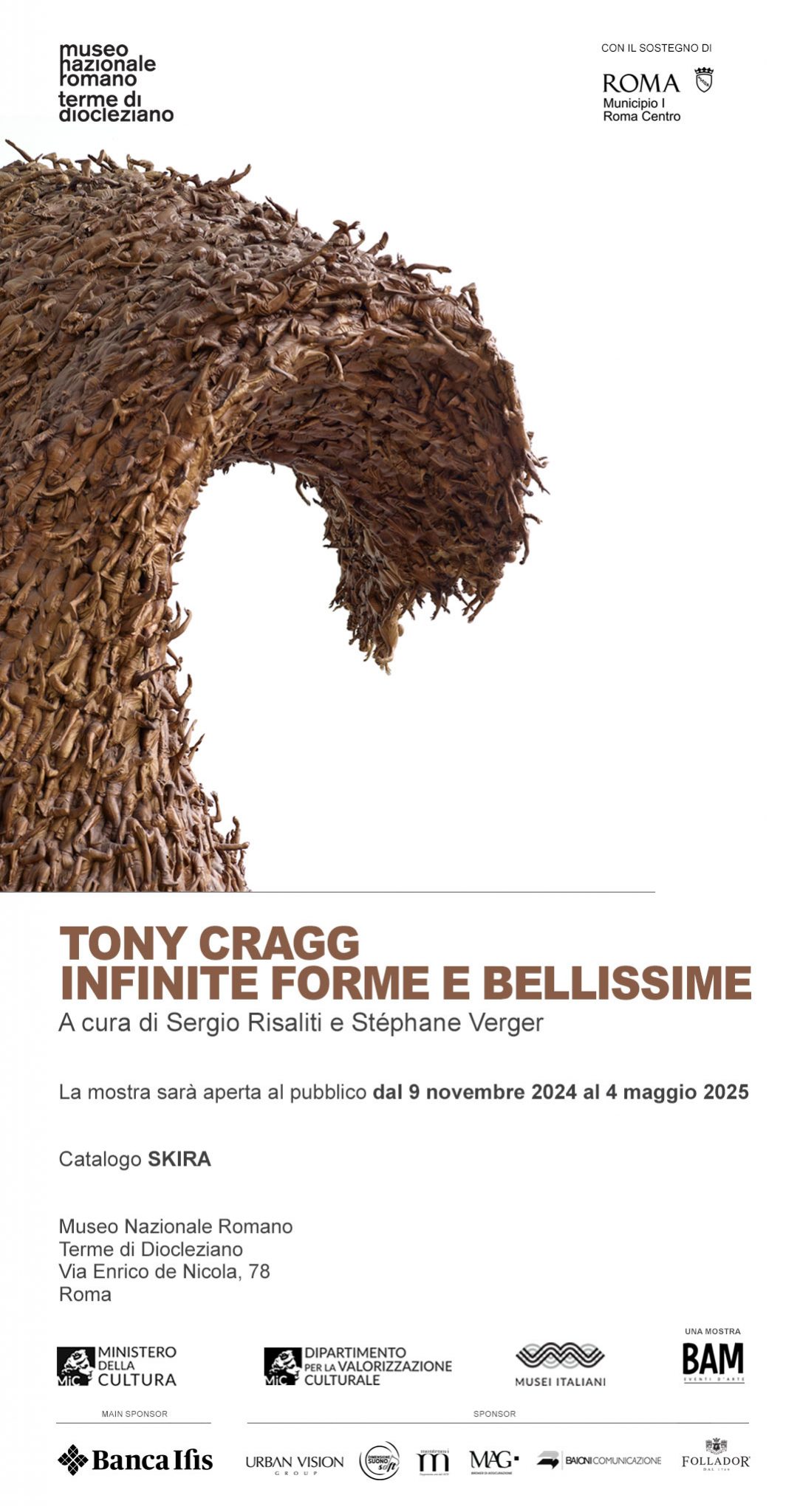 Tony Cragg Infinite forme e bellissime – Museo Nazionale Romano